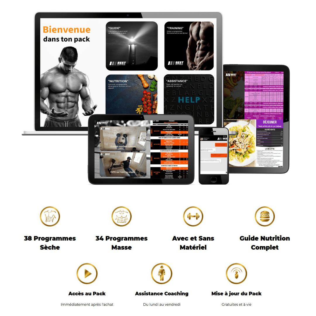 Recevoir les 72 programmes et le guide nutrition – Epic Training